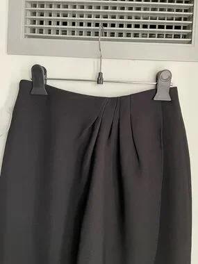 Babaton | Skirts | Nwt Aritzia Babaton Kinsley Black Tulip Wrap Pencil ...